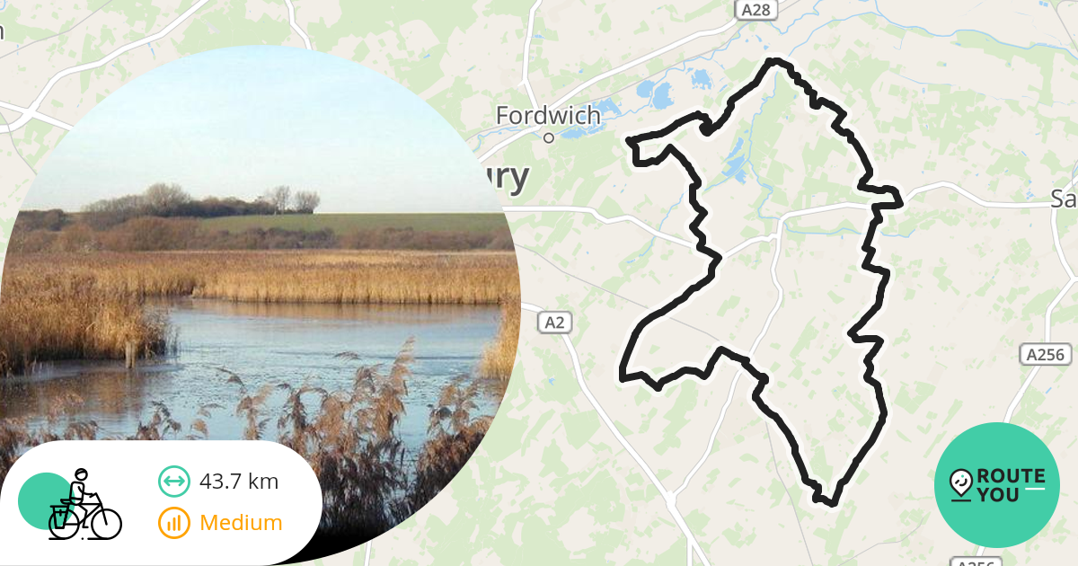 Grove Ferry Picnic Area by bike - Recreational cycle route | RouteYou