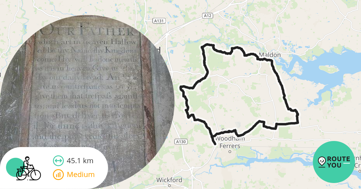 Cycling along train station Maldon East and Heybridge railway station ...