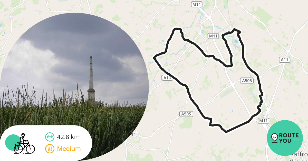Train and bike at station Harston railway station - Recreational cycle ...