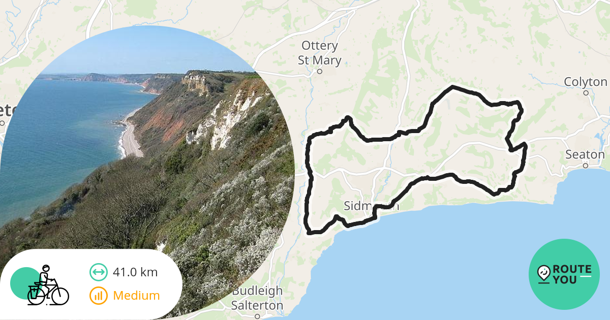 Coastal Charm: Scenic Bike Route through East Devon to Sidmouth ...