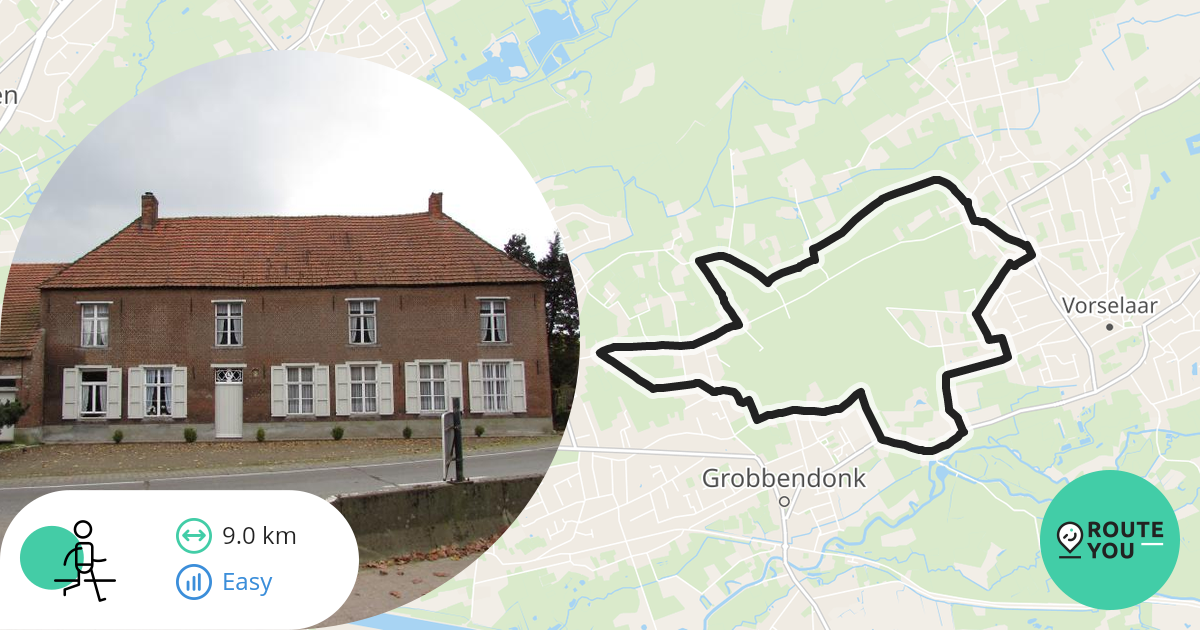 Kasteelbezoek: Kasteel van Grobbendonk - Wandelroute | RouteYou