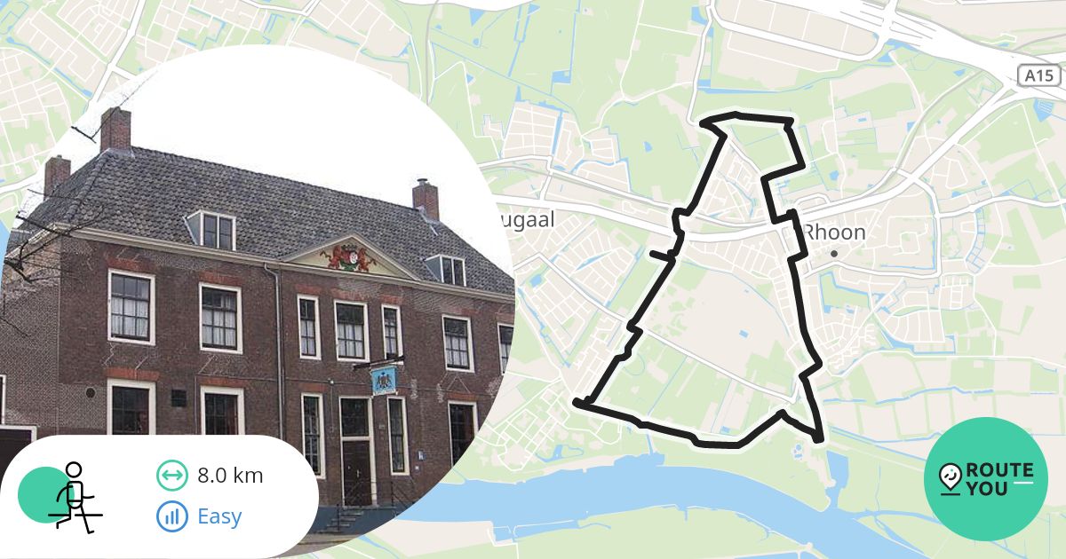 Kasteel van Rhoon: langs de schaduw van een kasteel - Wandelroute ...