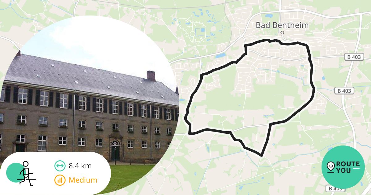 Bad Bentheim - Wanderweg | RouteYou