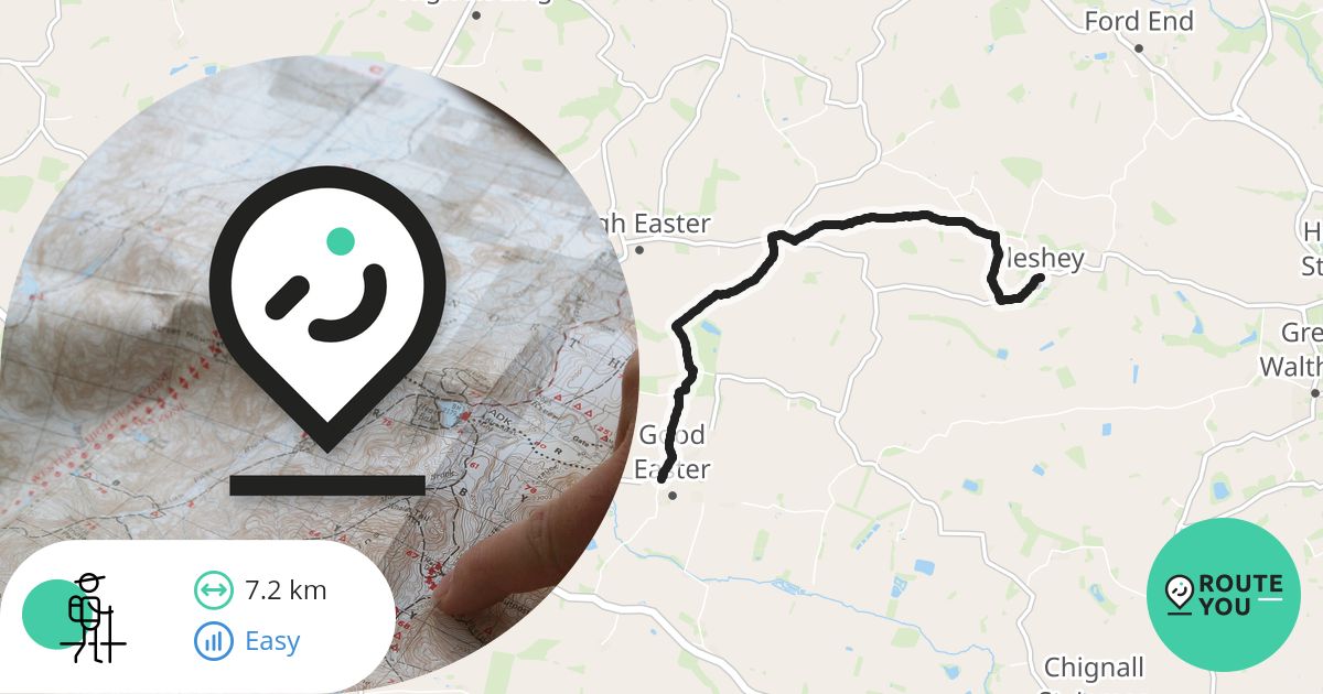 Essex Way (Good Easter - Pleshey) - Hiking route | RouteYou