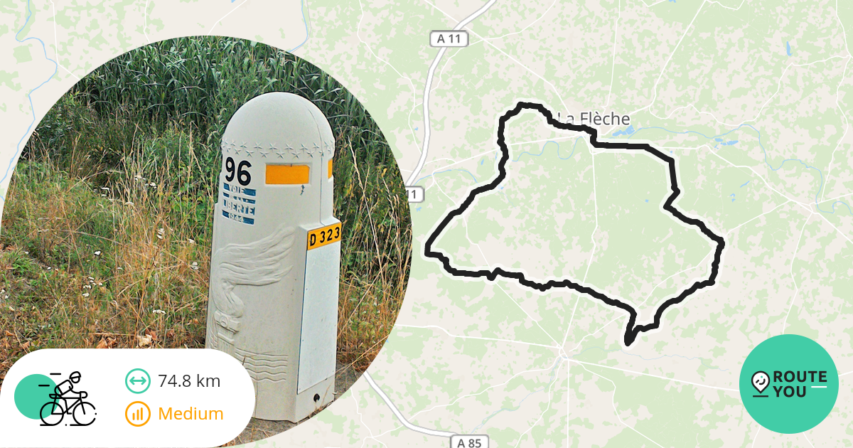À la découverte à La Flèche - Parcours de vélo de route | RouteYou