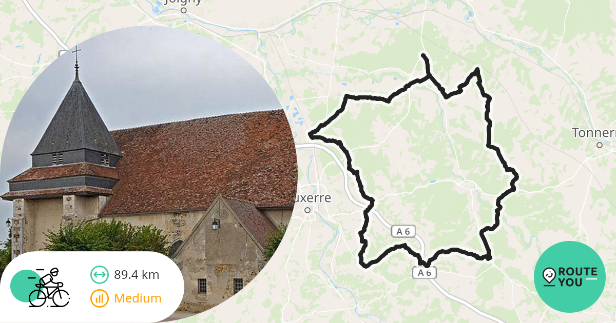 Abbaye de Pontigny: rouler un fois à vélo le long d'un monastère ...