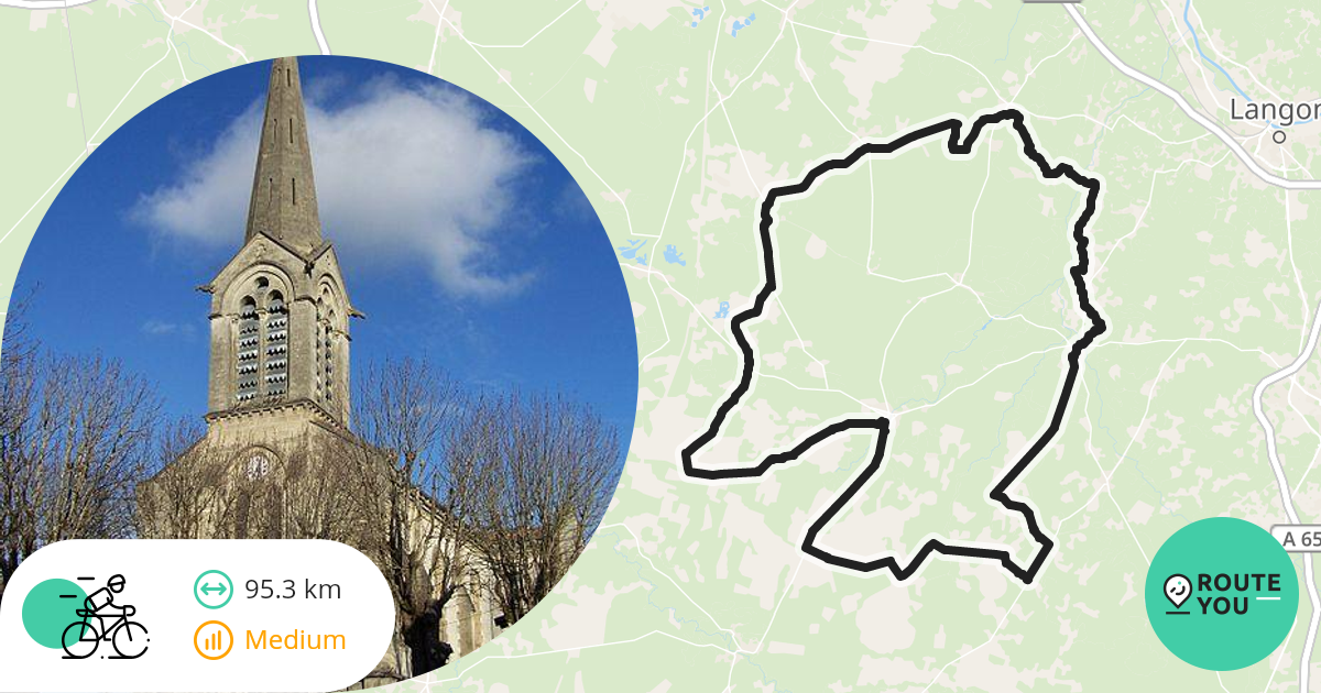 Les plus jolies routes à vélo à SAINT-SYMPHORIEN - Parcours de vélo de ...
