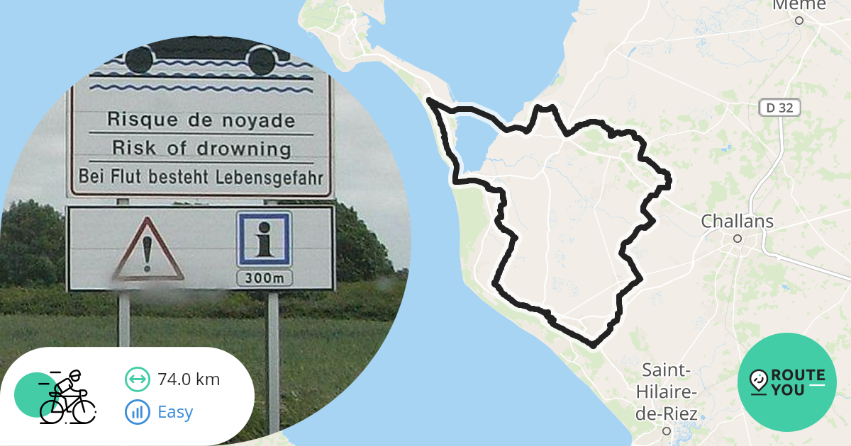 Apprendre en roulant à vélo: le saviez-vous ... Passage du Gois ...