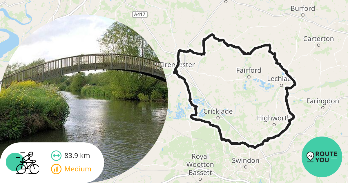 Bibury Beauty: Scenic Swindon Road Cycling Route - Road bike route ...