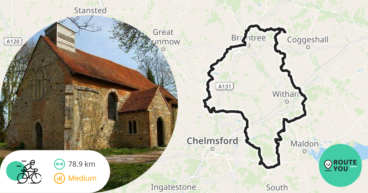 RAF Boreham by bike - Road bike route | RouteYou