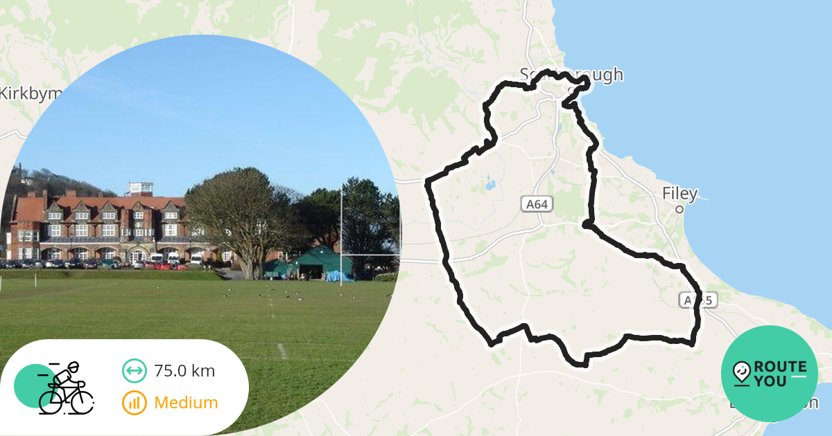 Cycling along history: Scarborough Castle - Road bike route | RouteYou