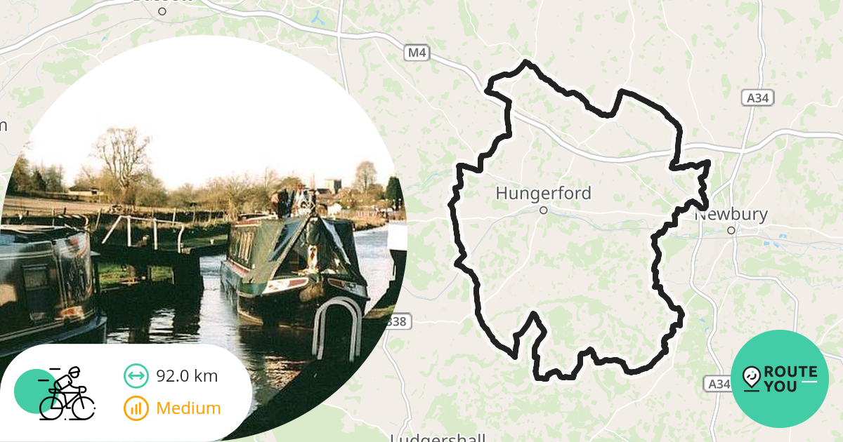 M4 corridor and surroundings - Road bike route | RouteYou