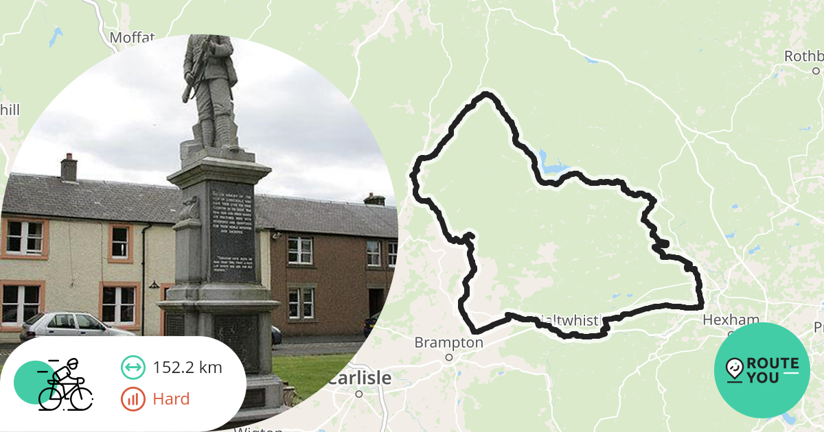 Visiting a castle: Thirlwall Castle - Road bike route | RouteYou