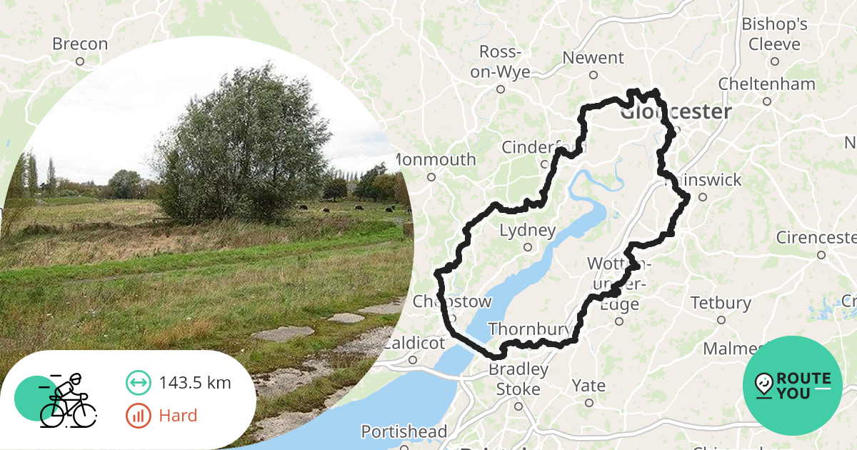 Cycle through Forest of Dean to Tintern Abbey - Road bike route | RouteYou