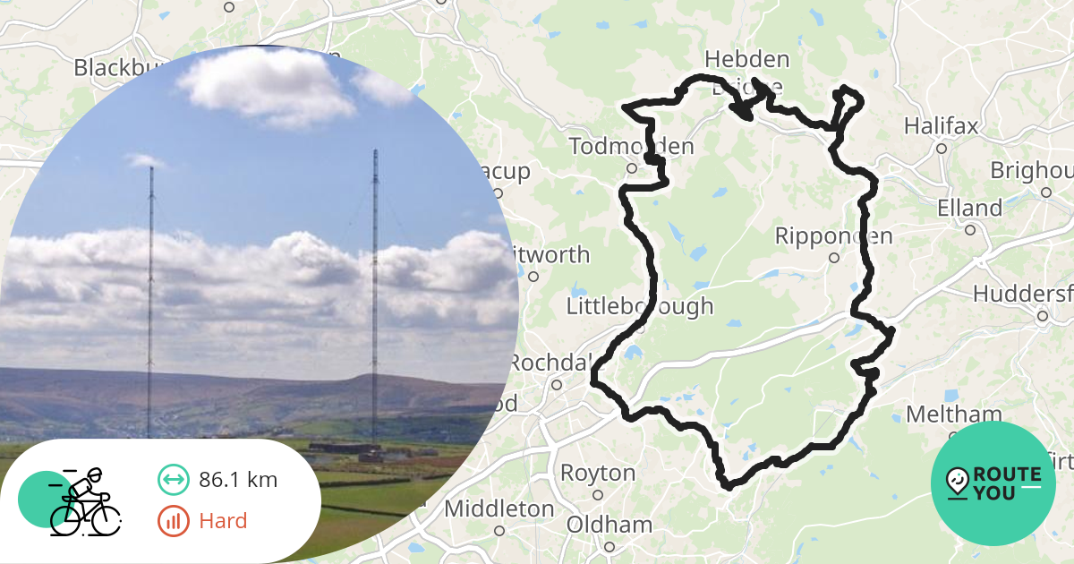 Hebden Bridge and Beyond: A Scenic Race Bike Route through Kirklees ...