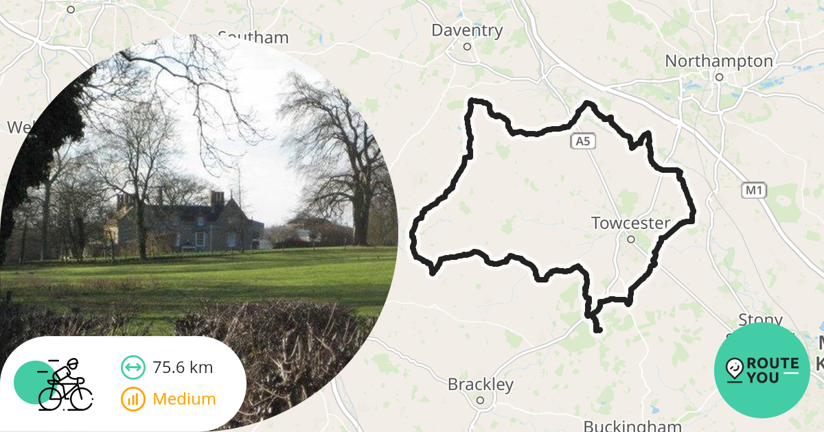 Exploratory cycling tour at Luffield Abbey - Road bike route | RouteYou