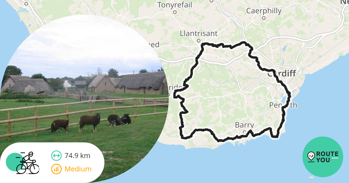 Cycle through The Vale of Glamorgan to Cardiff Castle - Road bike route ...