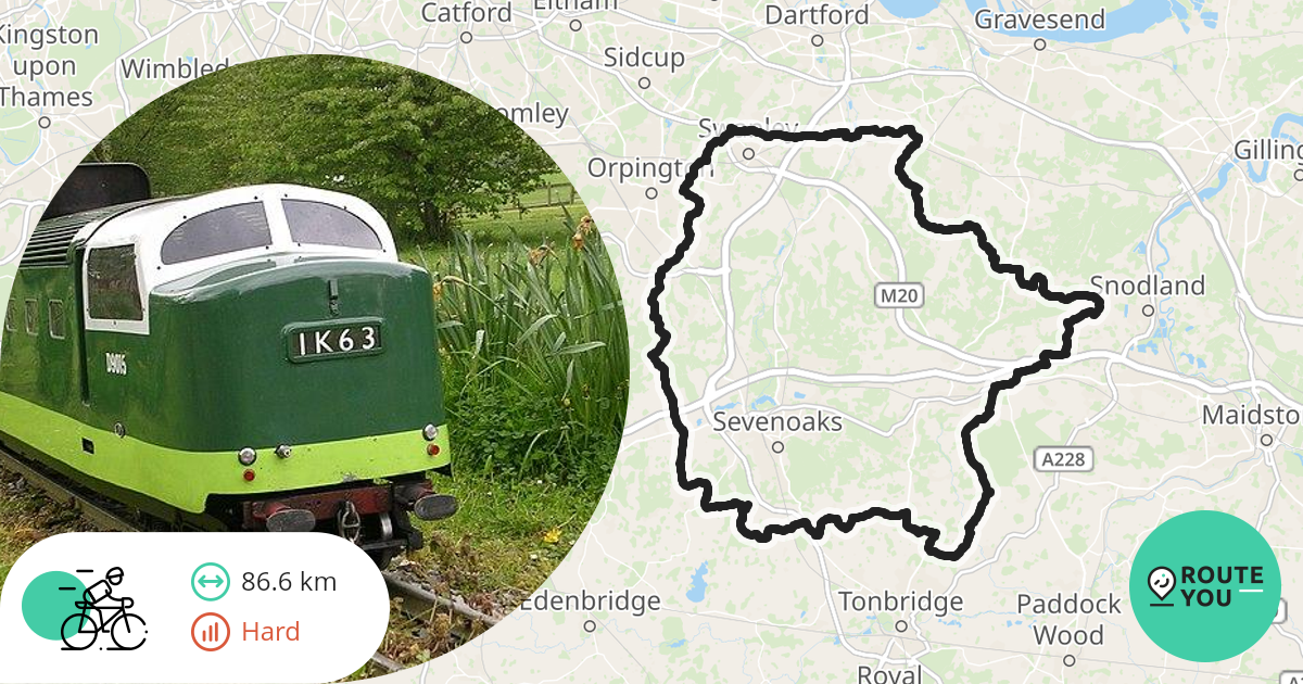 Scenic Bromley Cycling Route through Knockholt Village - Road bike ...