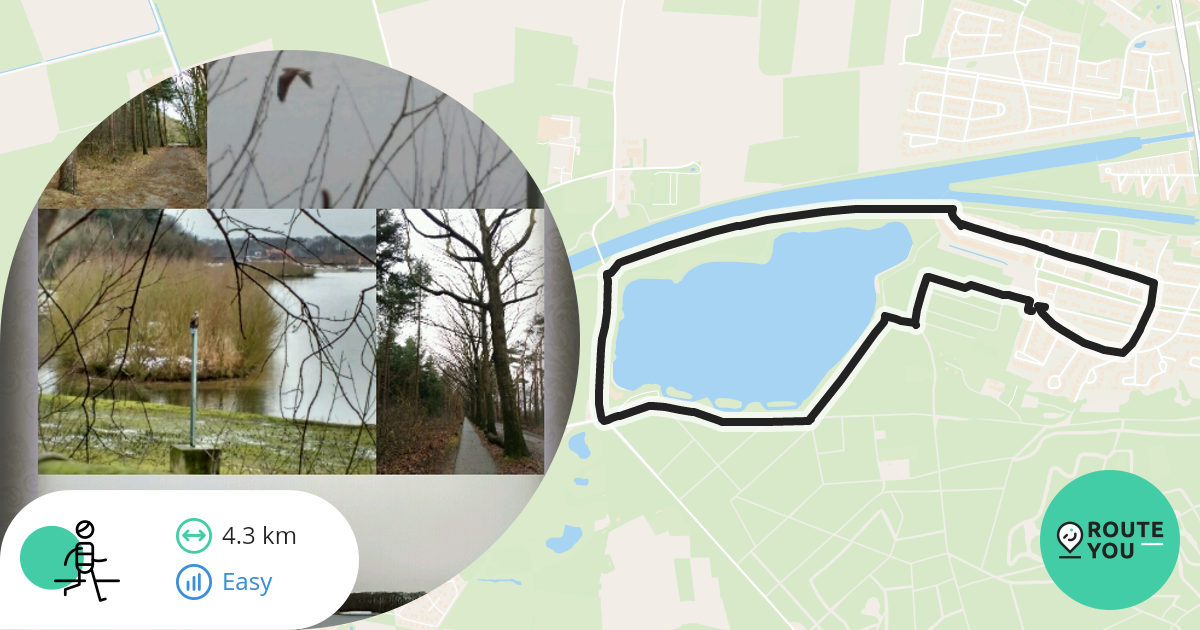 Oosterhout om de Put van Caron - recalculated - Recreatieve wandelroute ...