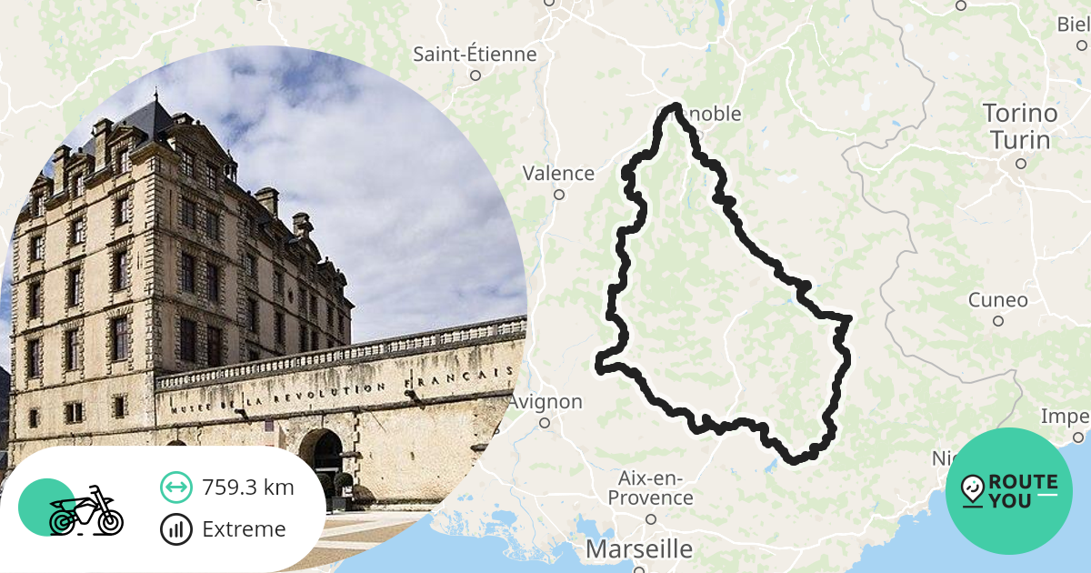 Route Napoléon - Balade à moto | RouteYou