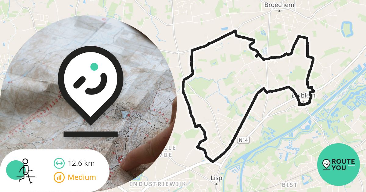 Boomgaard wandeling Emblem-Broechem-Ranst - original - Wandelroute ...