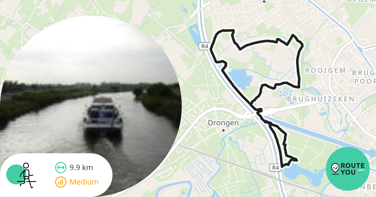 Blaarmeersen - Bourgoyen wandeling - Wandelroute | RouteYou