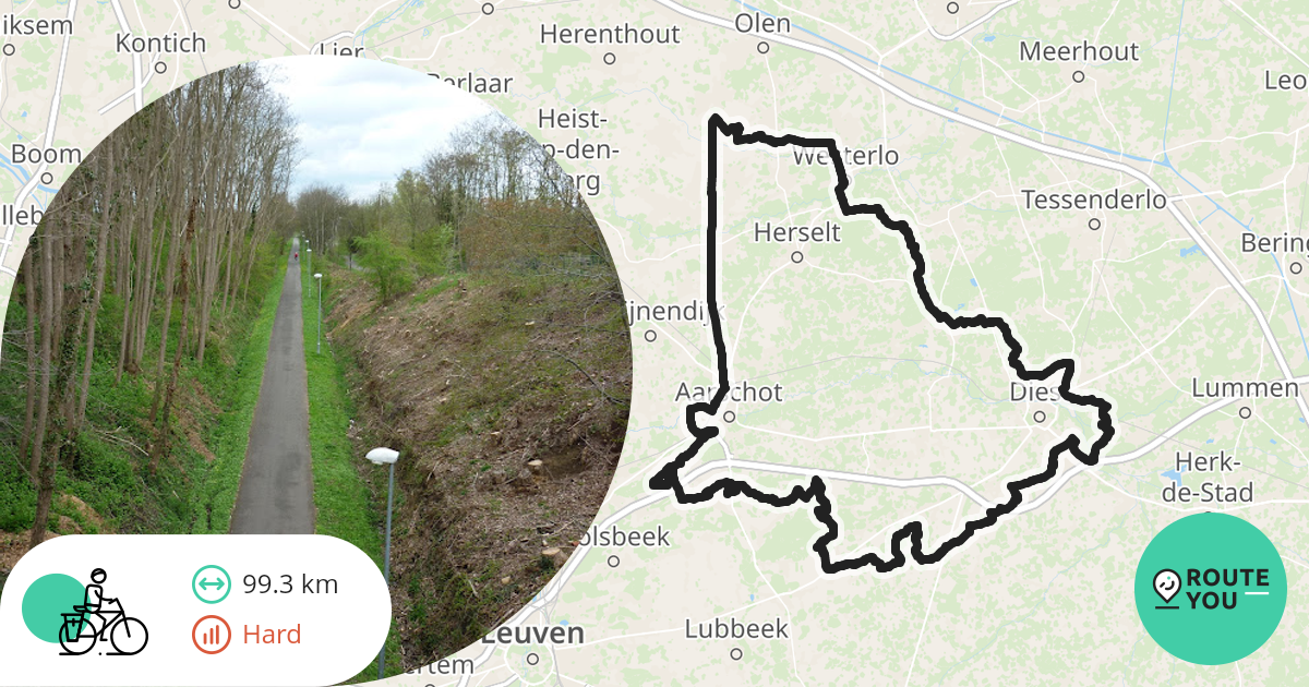 kempen hageland route - original - Fietsroute | RouteYou