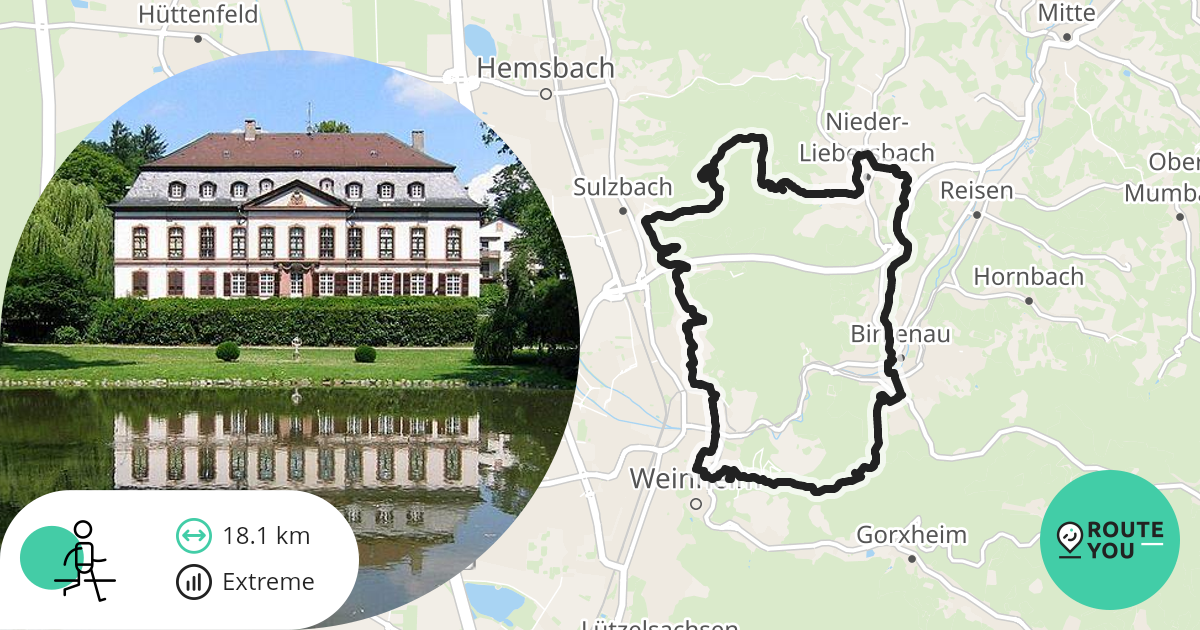 Auf Erkundung entlang eines Ortes mit Geschichte: Schloss Birkenau ...