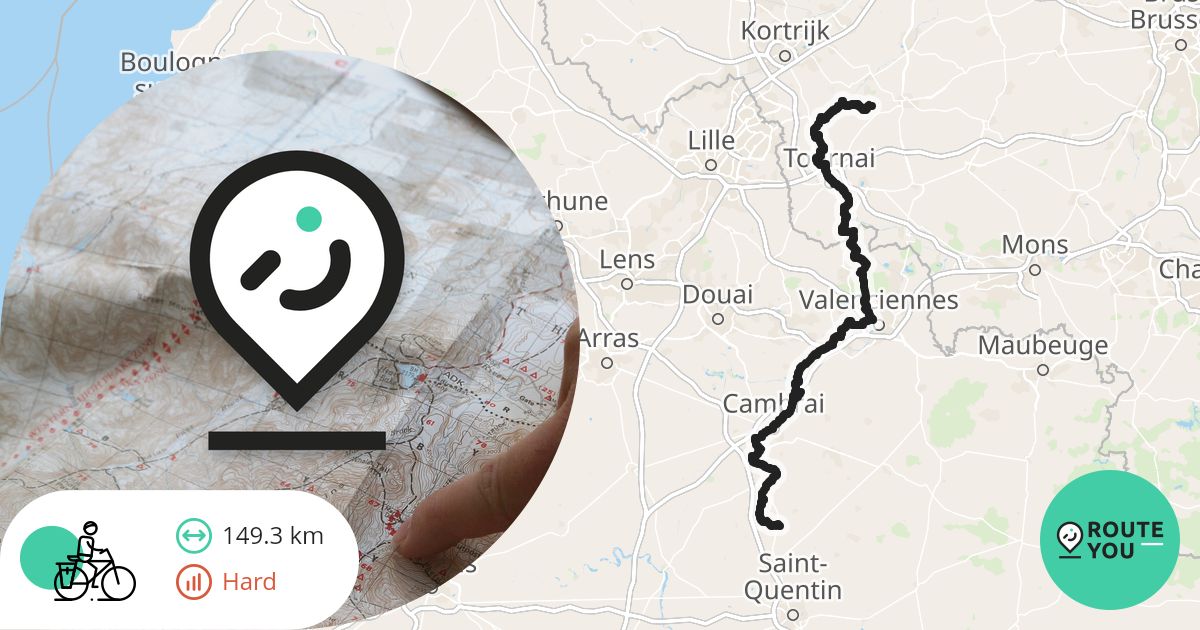 Naar de bron van de Schelde - Fietsroute | RouteYou
