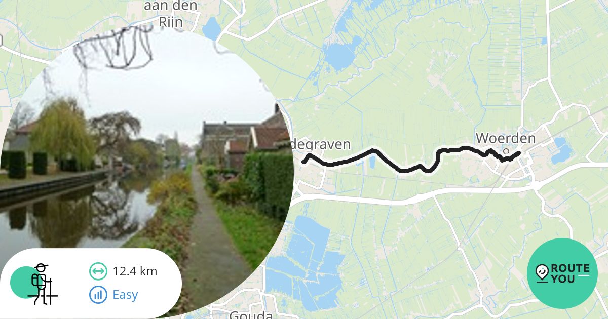NS wandeling Woerden Bodegraven - Hikingroute | RouteYou