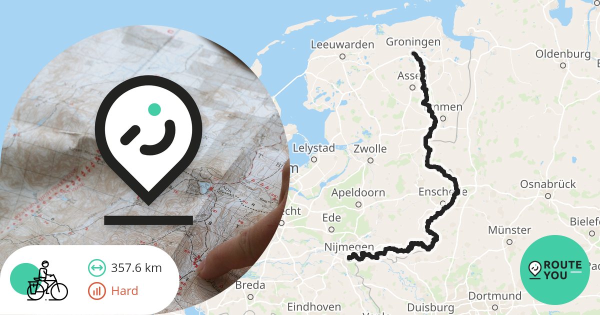Fietserpad Nijmegen - Groningen (knooppunten, 357 km) - Recreatieve ...
