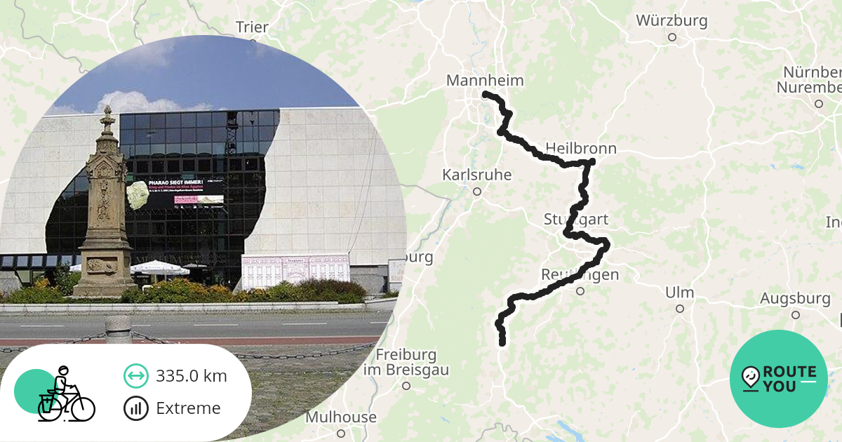 Neckar-Radweg - Fietsroute | RouteYou