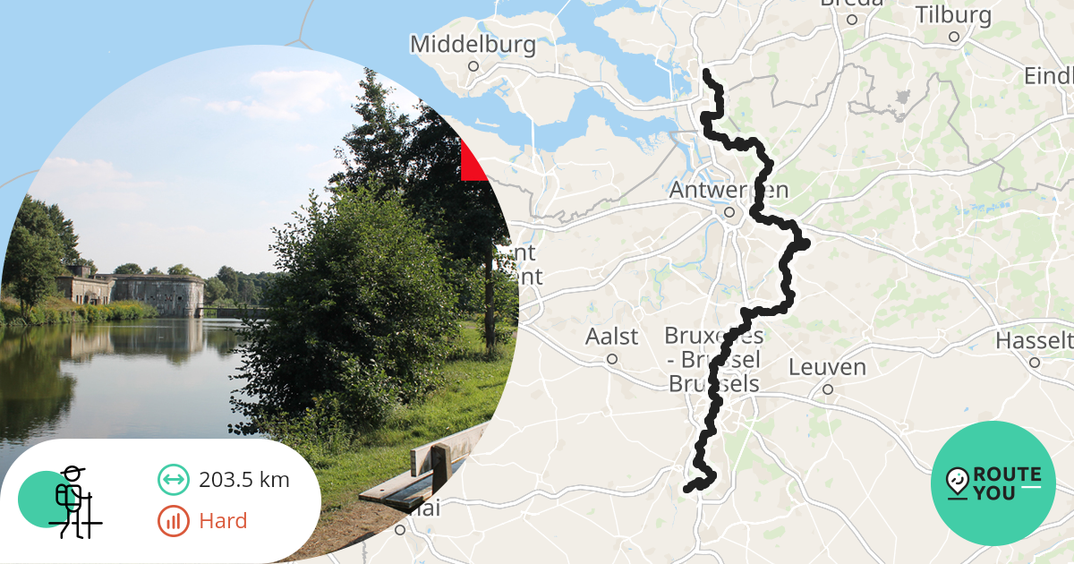 GR 12 Amsterdam - Parijs | Vlaanderen - Hikingroute | RouteYou