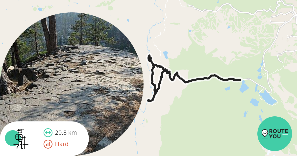 Devil's Postpile and Rainbow Falls from Horseshoe Lake trailhead ...