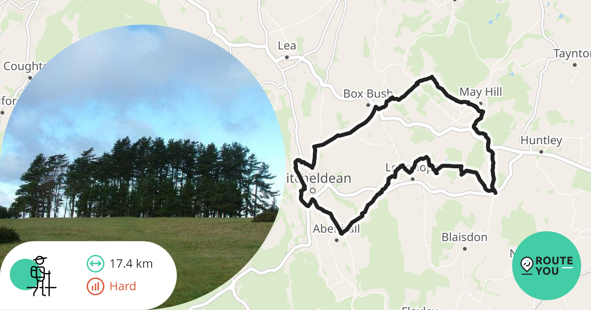 Mitcheldean MayHill Walk - Hiking route | RouteYou