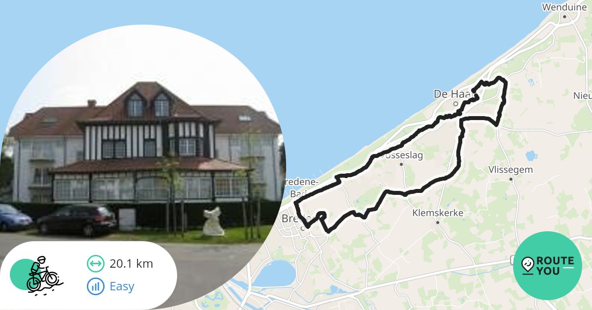 MTB De Haan - Bredene - Mountainbikeroute | RouteYou
