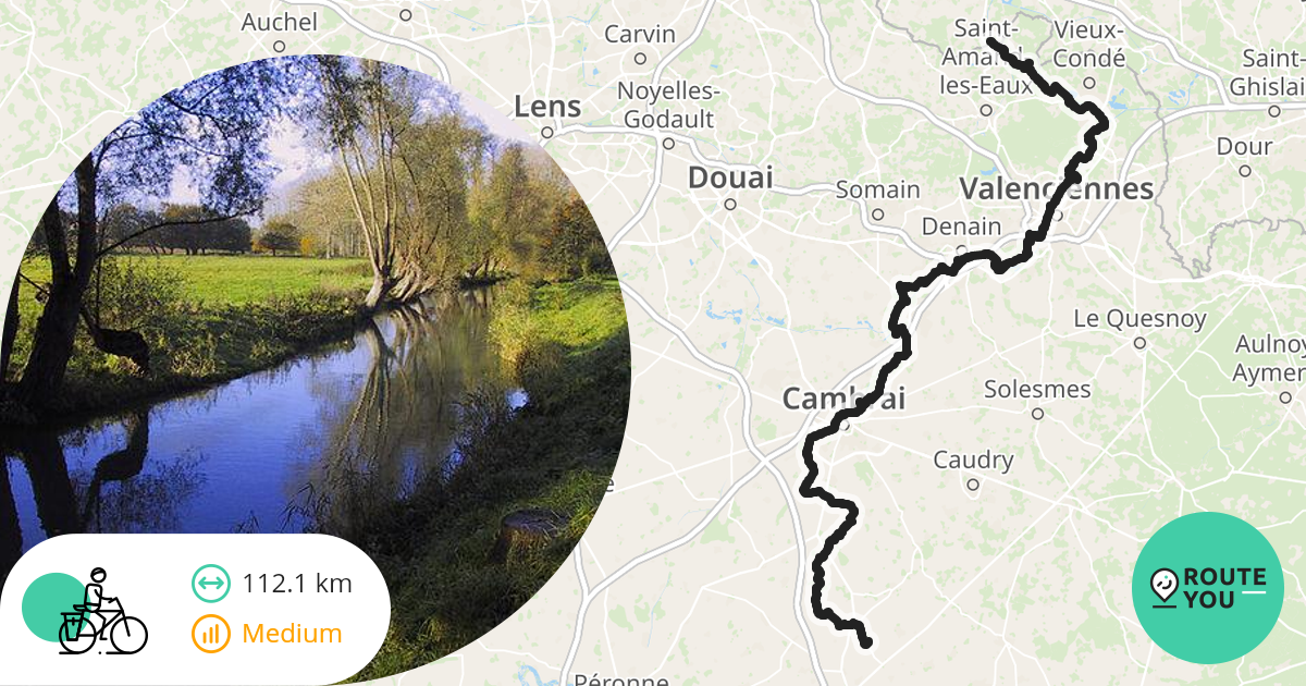 De Bron Van De Schelde: Deel 2 - Recreatieve fietsroute | RouteYou