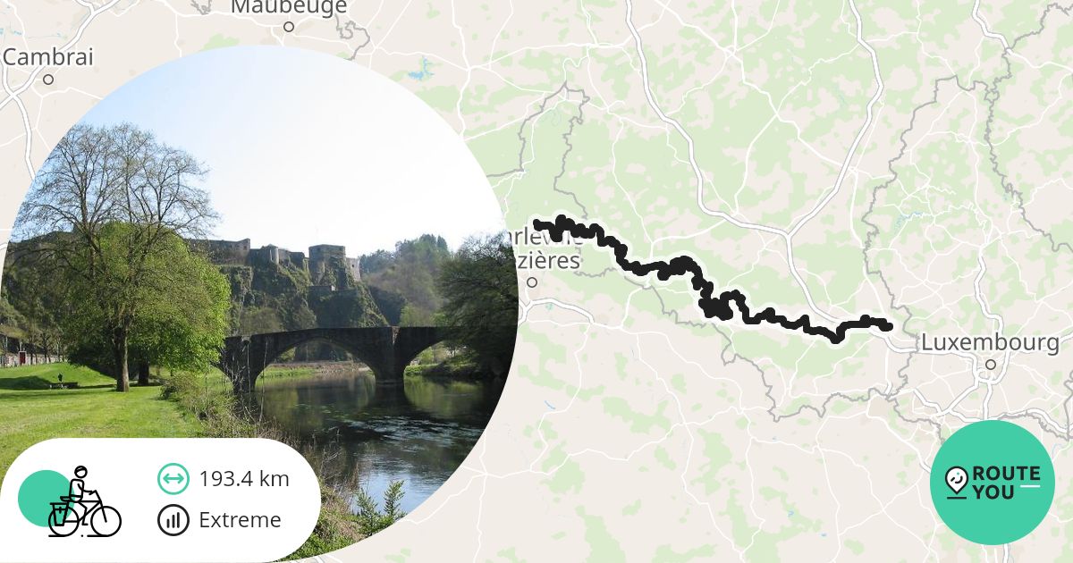 (14) Semois: van haar monding in de Maas in Monthermé tot haar bron in ...