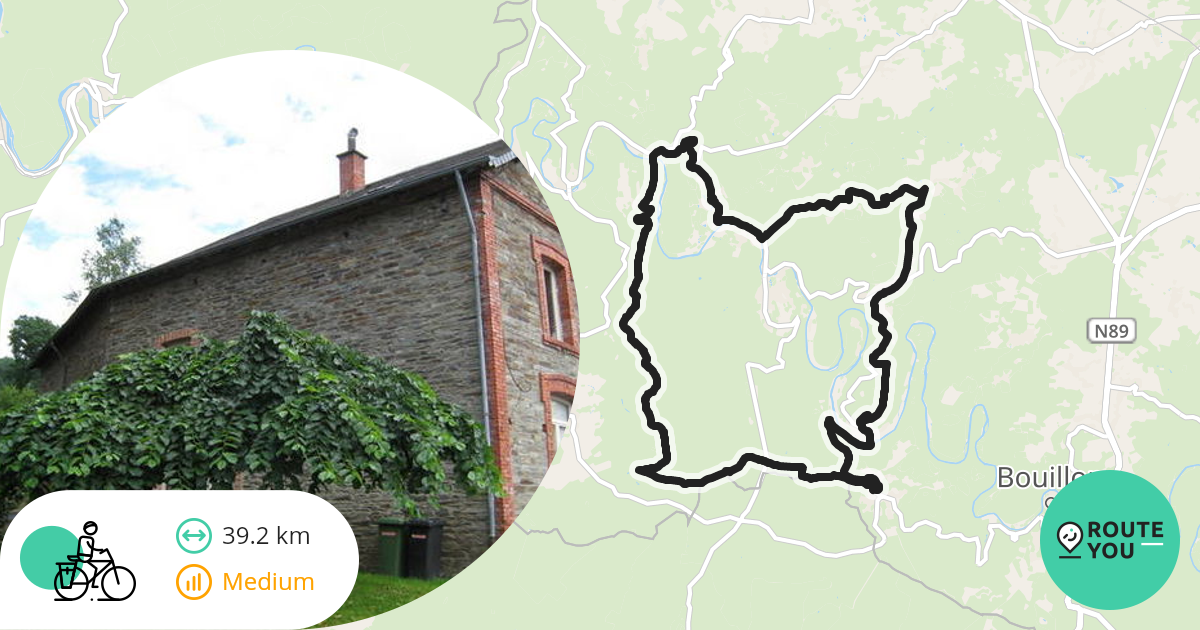 Vresse-sur-Semois - Recreatieve fietsroute | RouteYou