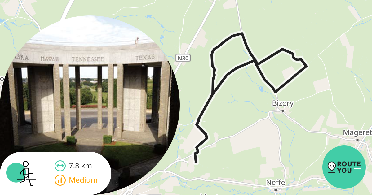 Bois de La paix & Foxholes Bois jacques - Wandelroute | RouteYou