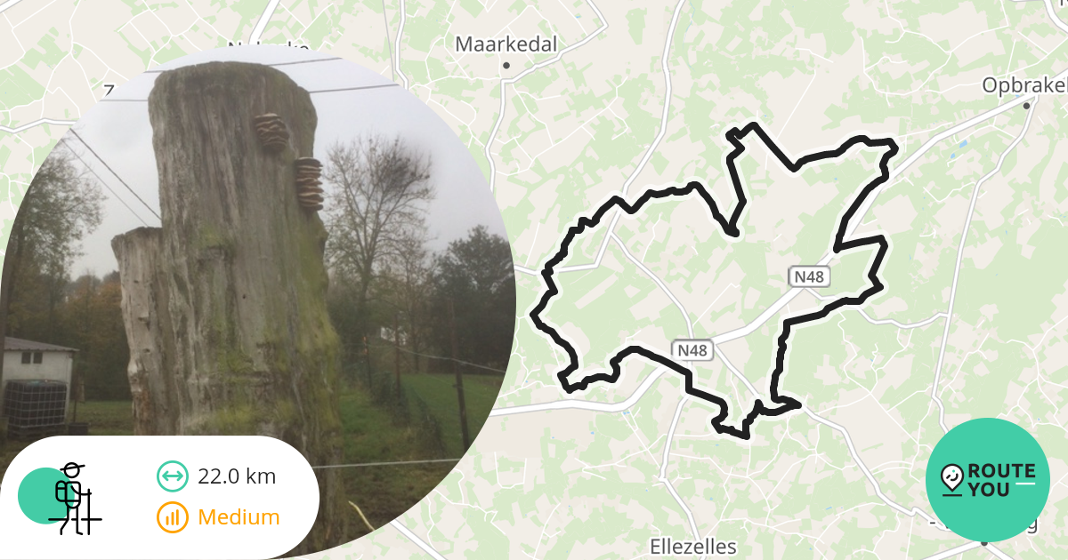 Ronse : GR luswandeling, Op en rond de taalgrens - Hikingroute | RouteYou