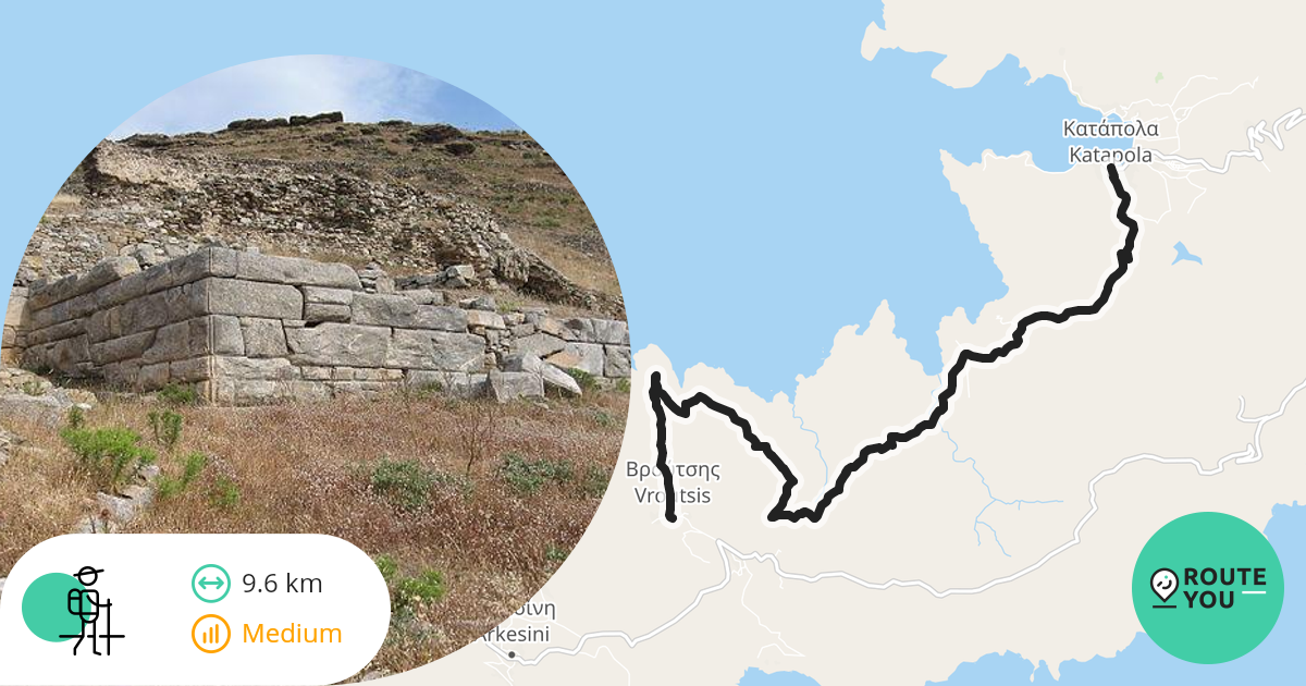 Amorgos: Katapola-Stavros-Lefkes-Agia Thekla-Agii Saranda-Kastri ...