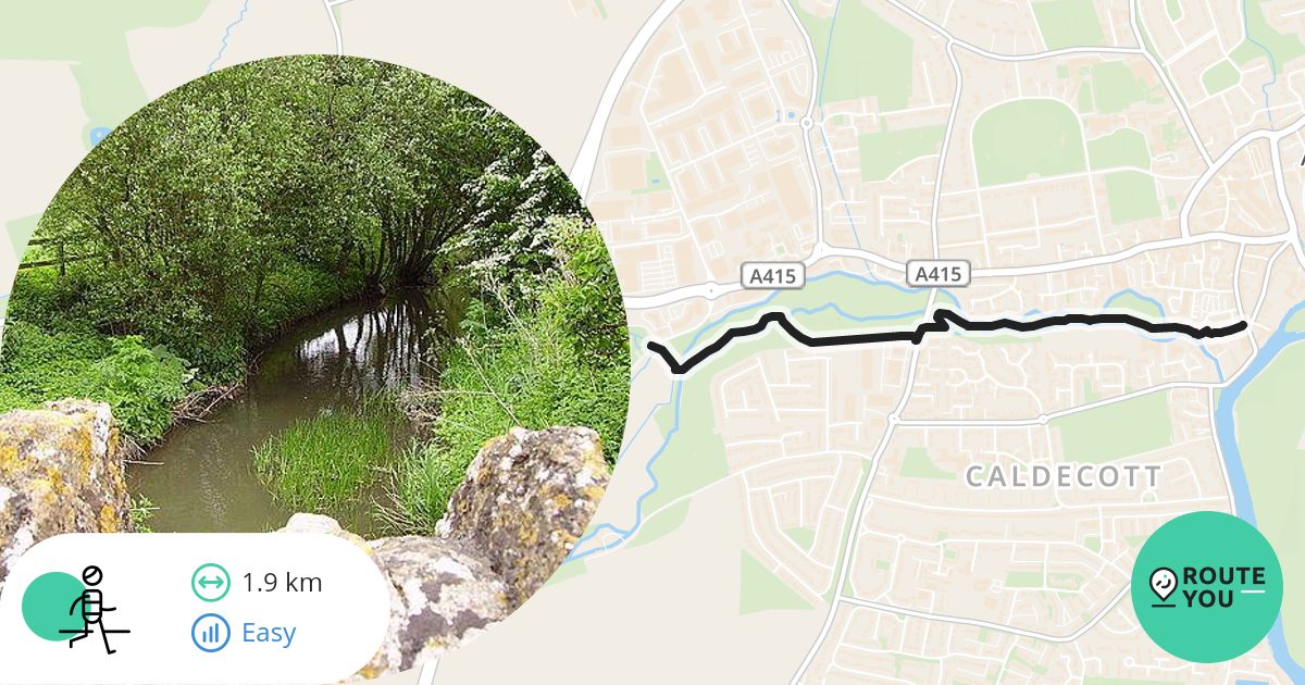 Ock Valley River Walk - Recreational walking route | RouteYou