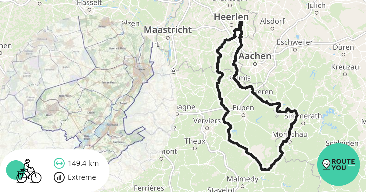 Vennbahn - Fietsroute | RouteYou