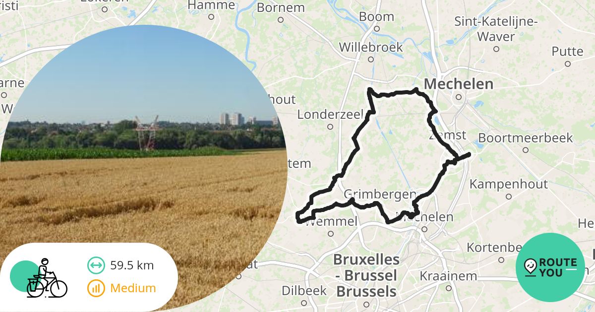 Wegwijs langs onbekende paden - Recreatieve fietsroute | RouteYou