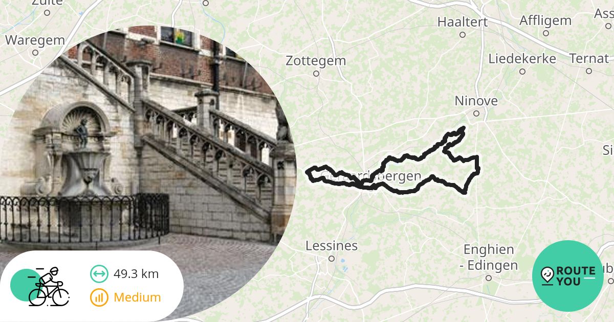Muur - Bosberg - Congoberg - Flierendries - Parikeberg - Racefietsroute ...