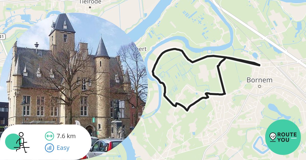 Bornem kasteel Marnix - Wandelroute | RouteYou