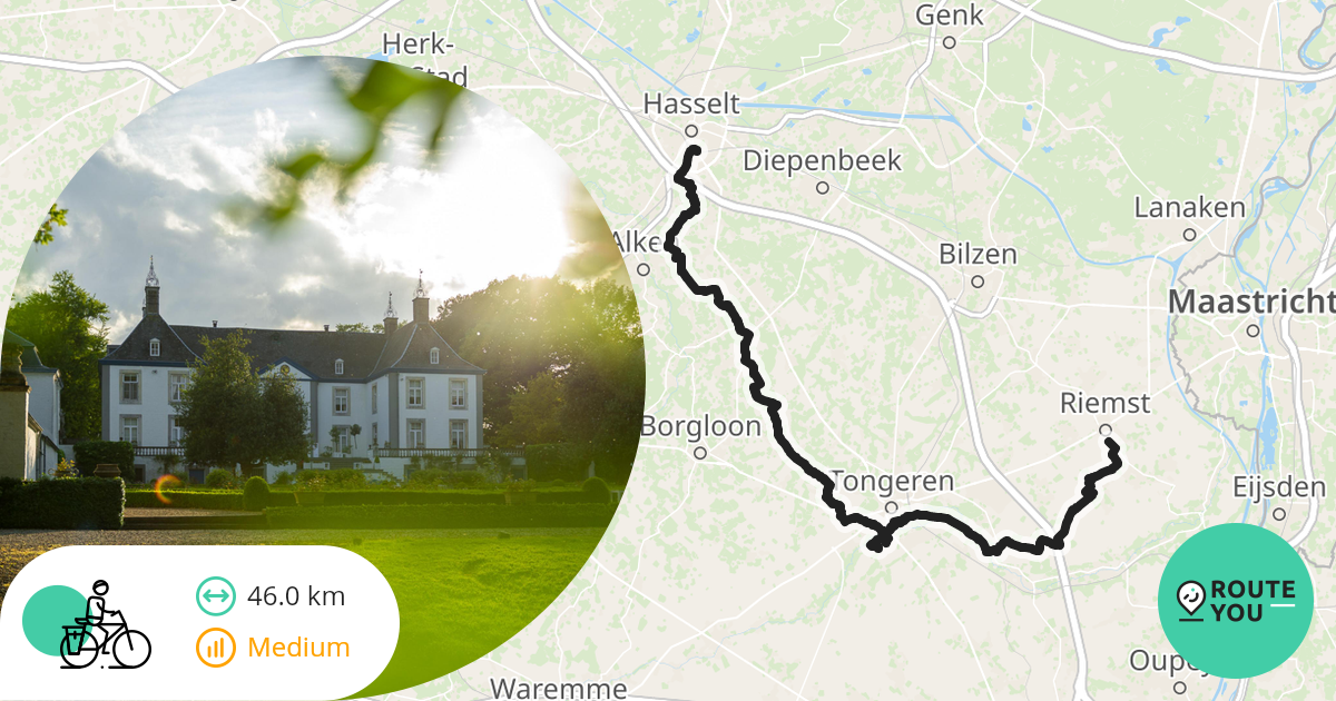 riemst - Recreatieve fietsroute | RouteYou