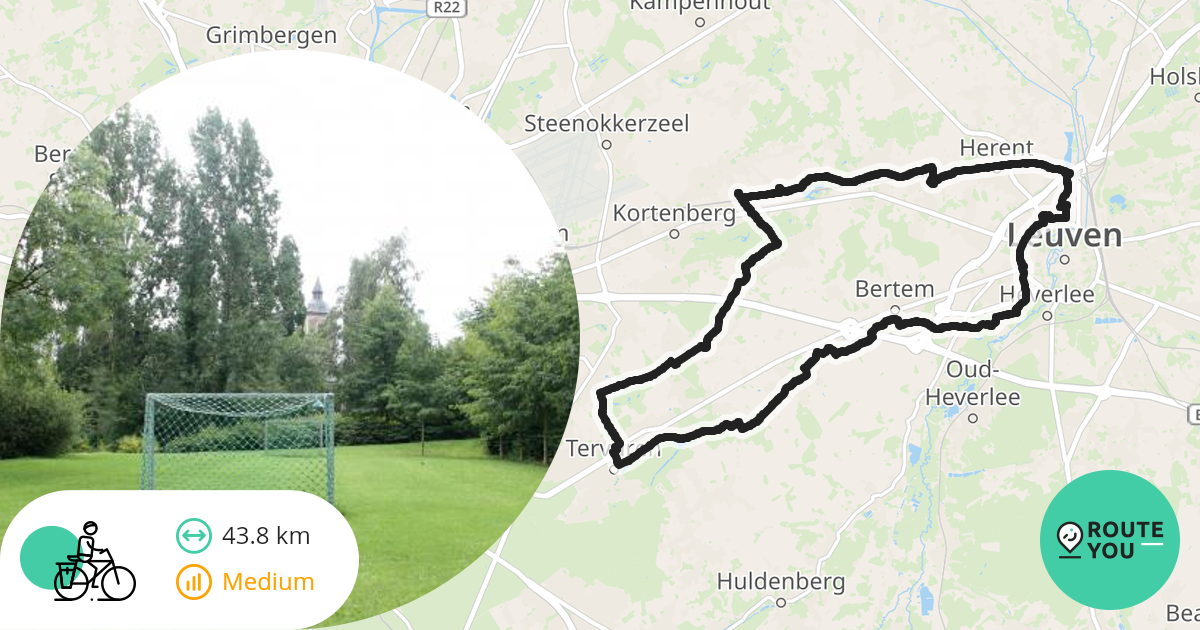 Wilsele-Kortenberg-Tervuren-Bertem-Wilsele - Fietsroute | RouteYou