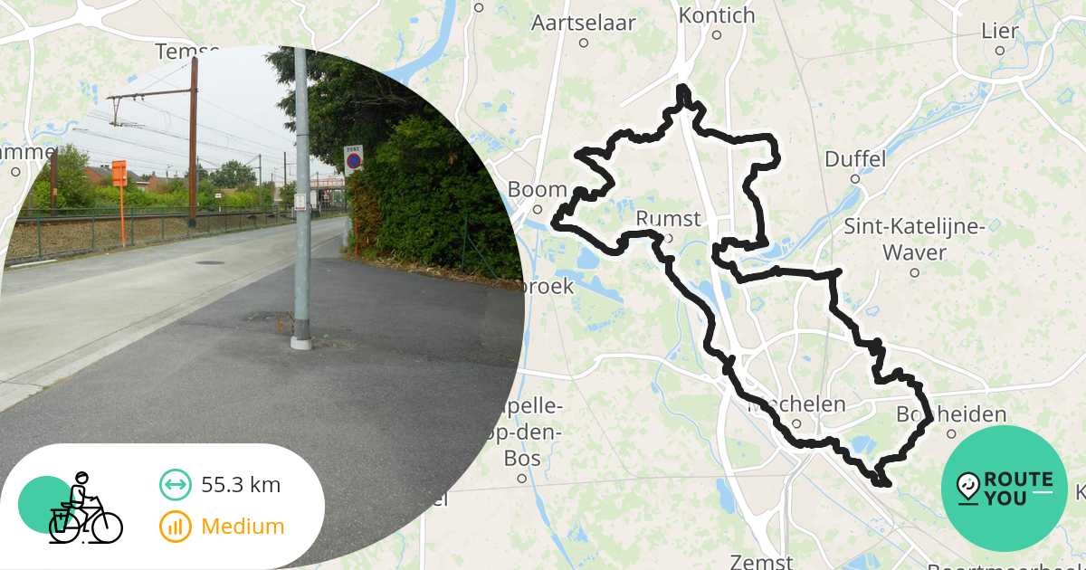 Sint-Katelijne-Waver - Recreatieve fietsroute | RouteYou